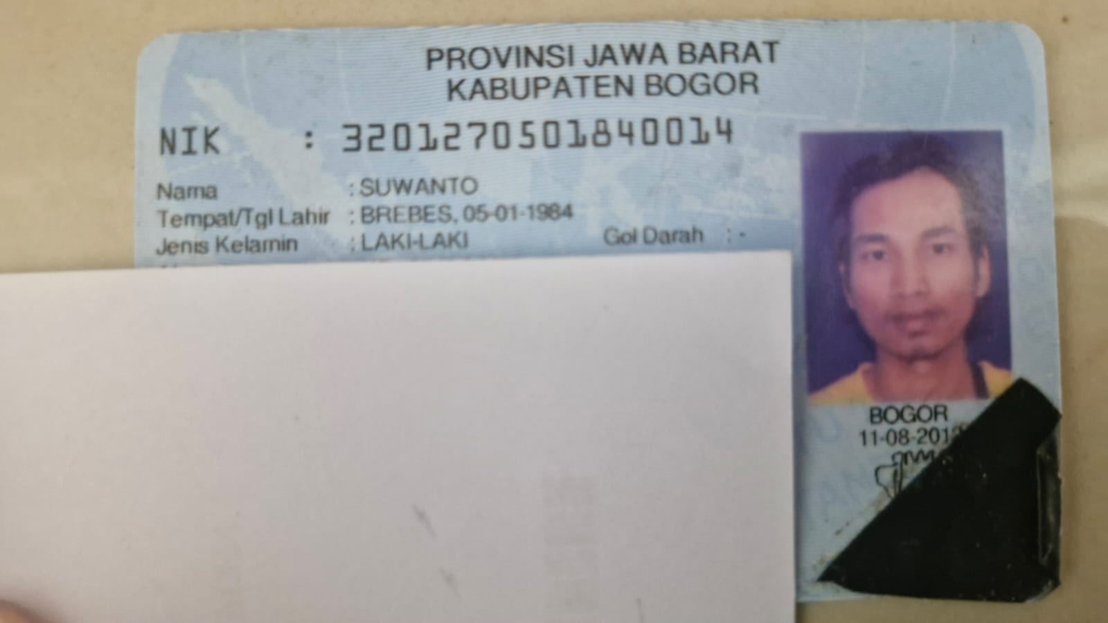 No. KTP: 3201270501840014